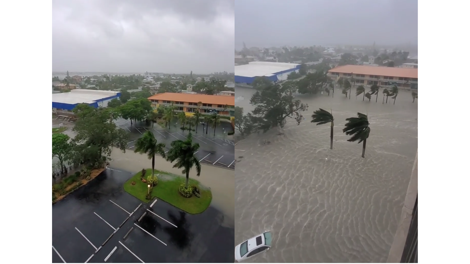 Dramatic before and after images show scale of Hurricane Ian's ...