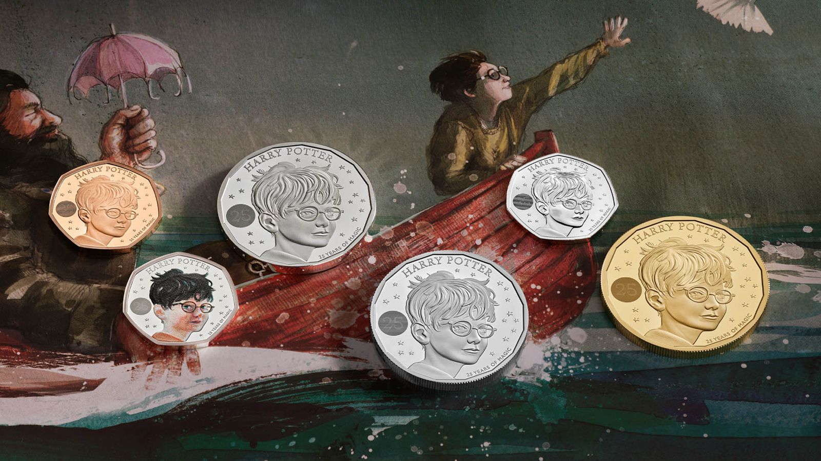 Butter beer money: New anniversary Harry Potter coins to also feature ...