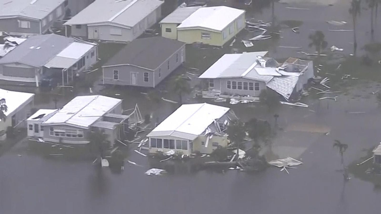 Hurricane Ian: Aerial footage reveals scale of destruction in Florida ...
