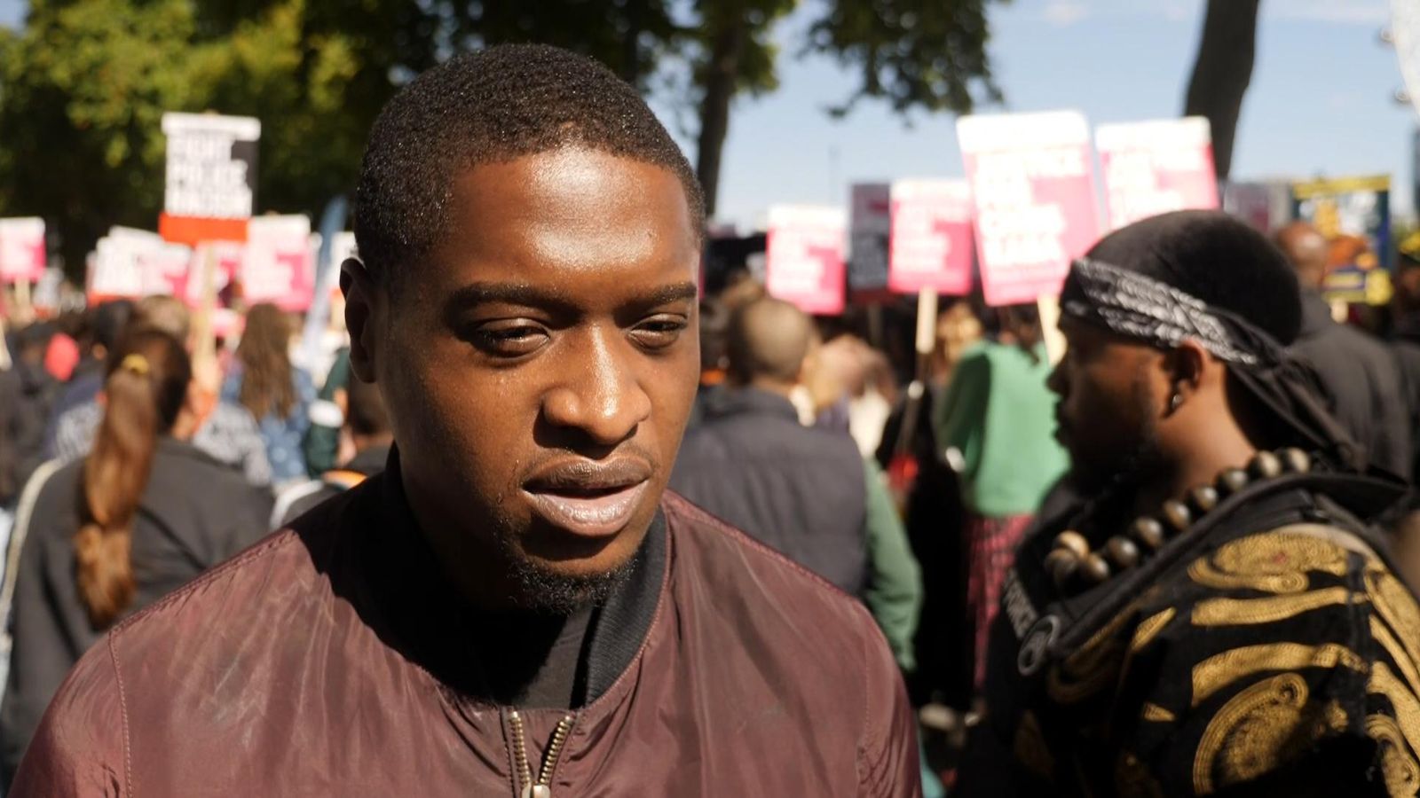 'Chris Kaba. Say his name!' Hundreds protest after black man is shot ...