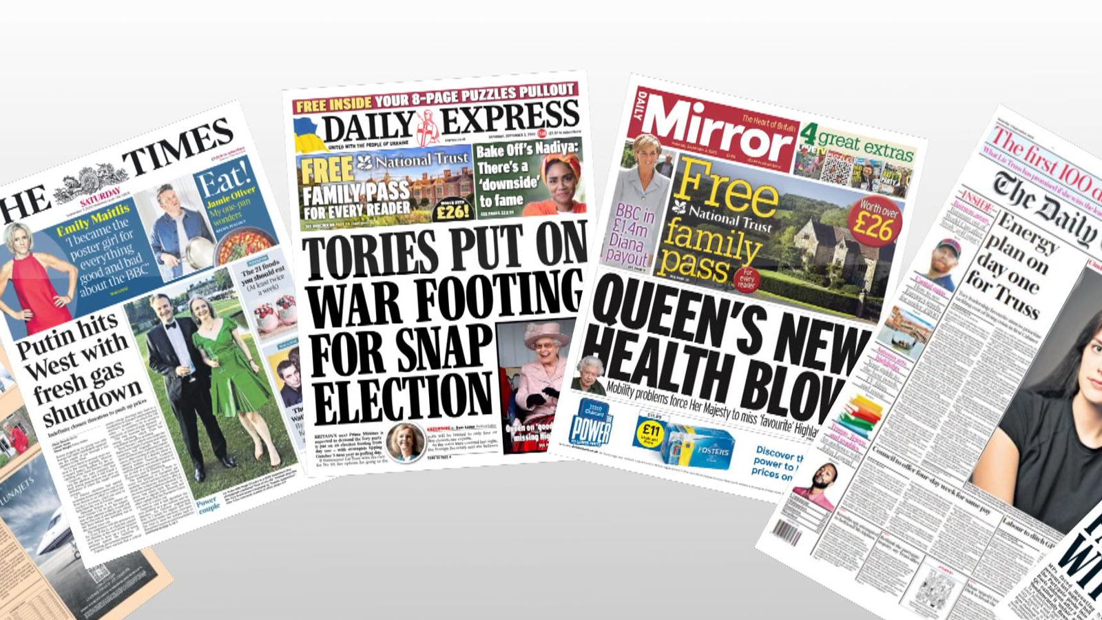 Saturday's national newspaper front pages | UK News | Sky News