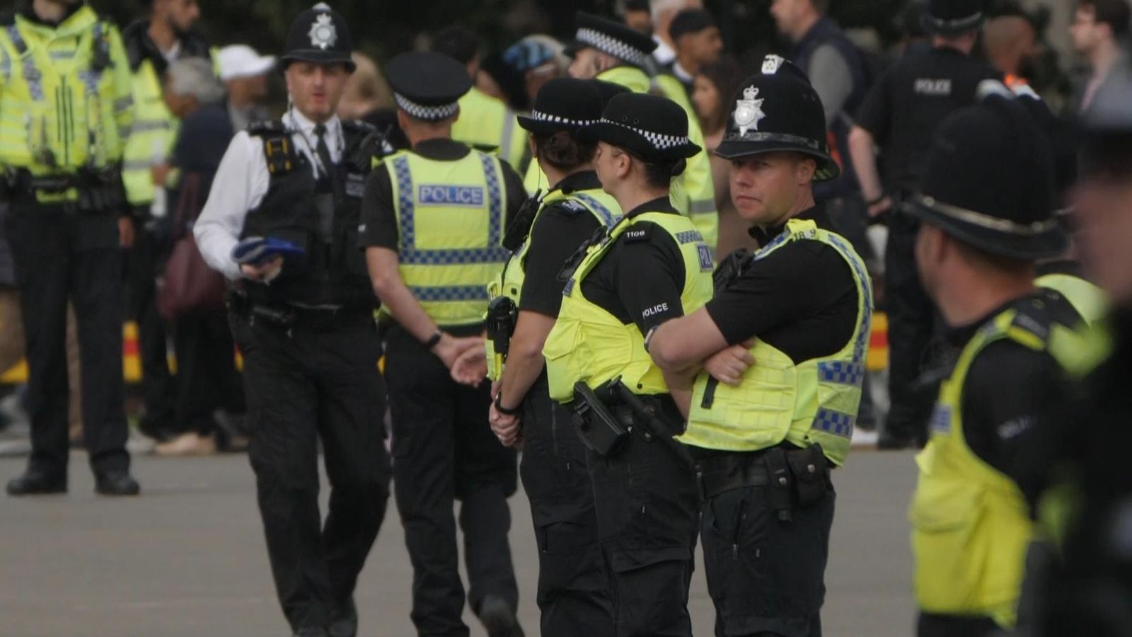 How is the Queen's funeral being policed? | UK News | Sky News
