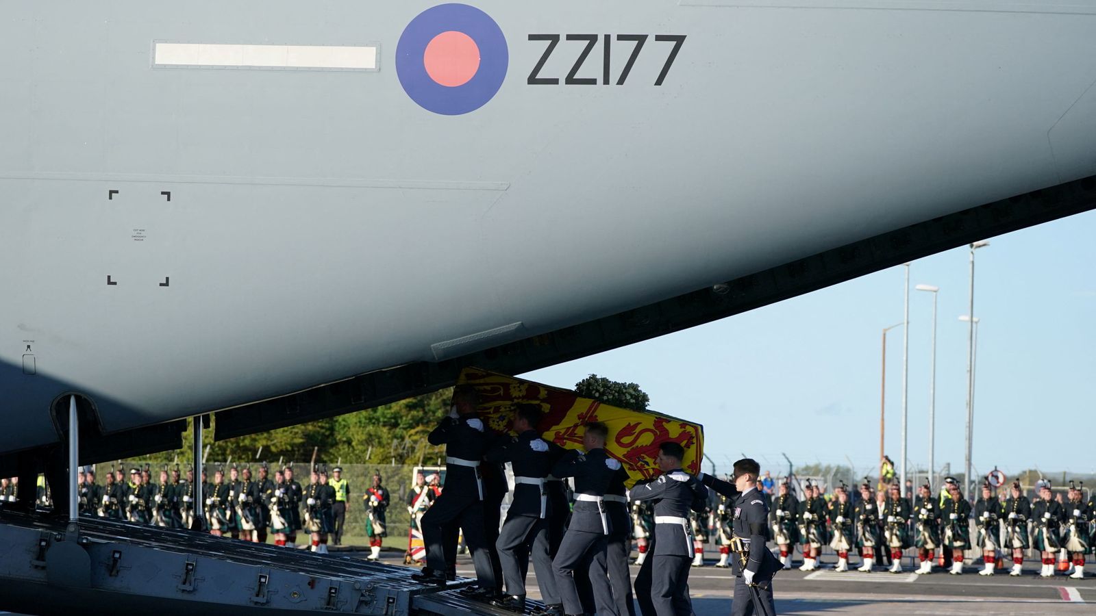 Queen approved RAF repatriation jet for her coffin, saying: 'If it's ...