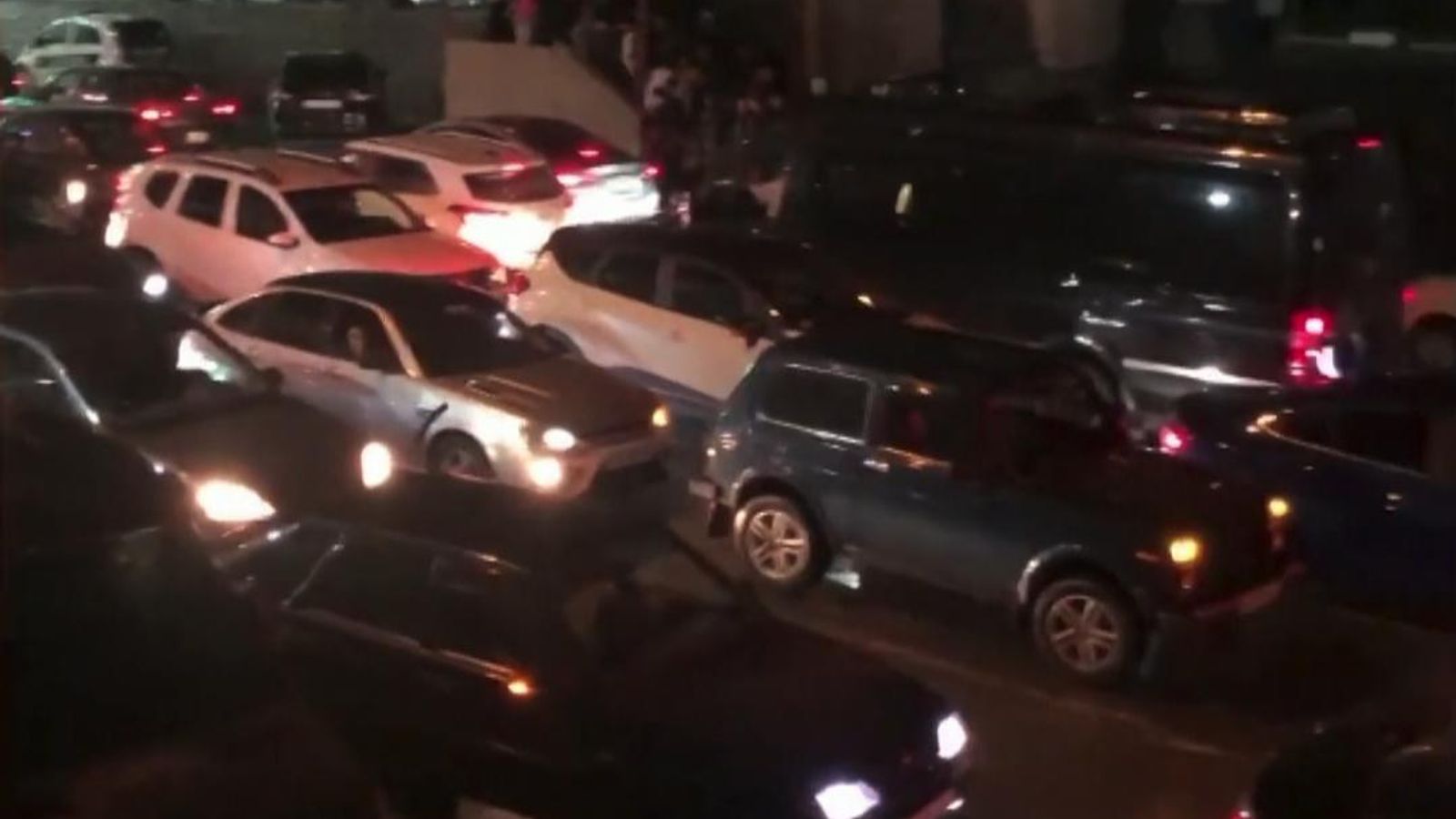 Ukraine war: Long queues as people try to flee Russia | World News | Sky News