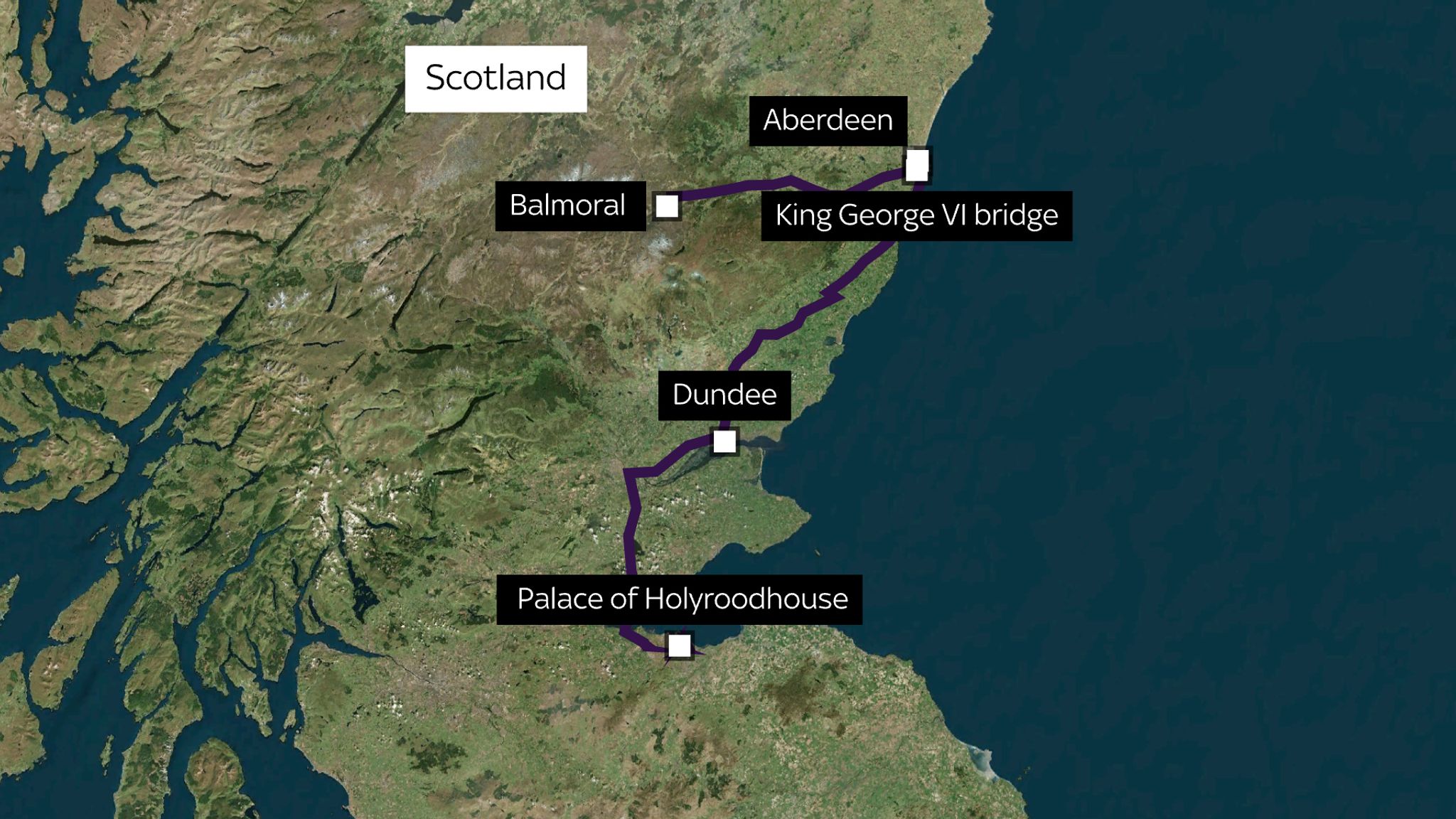 Public to line streets as Queen's coffin leaves Balmoral for Edinburgh ...