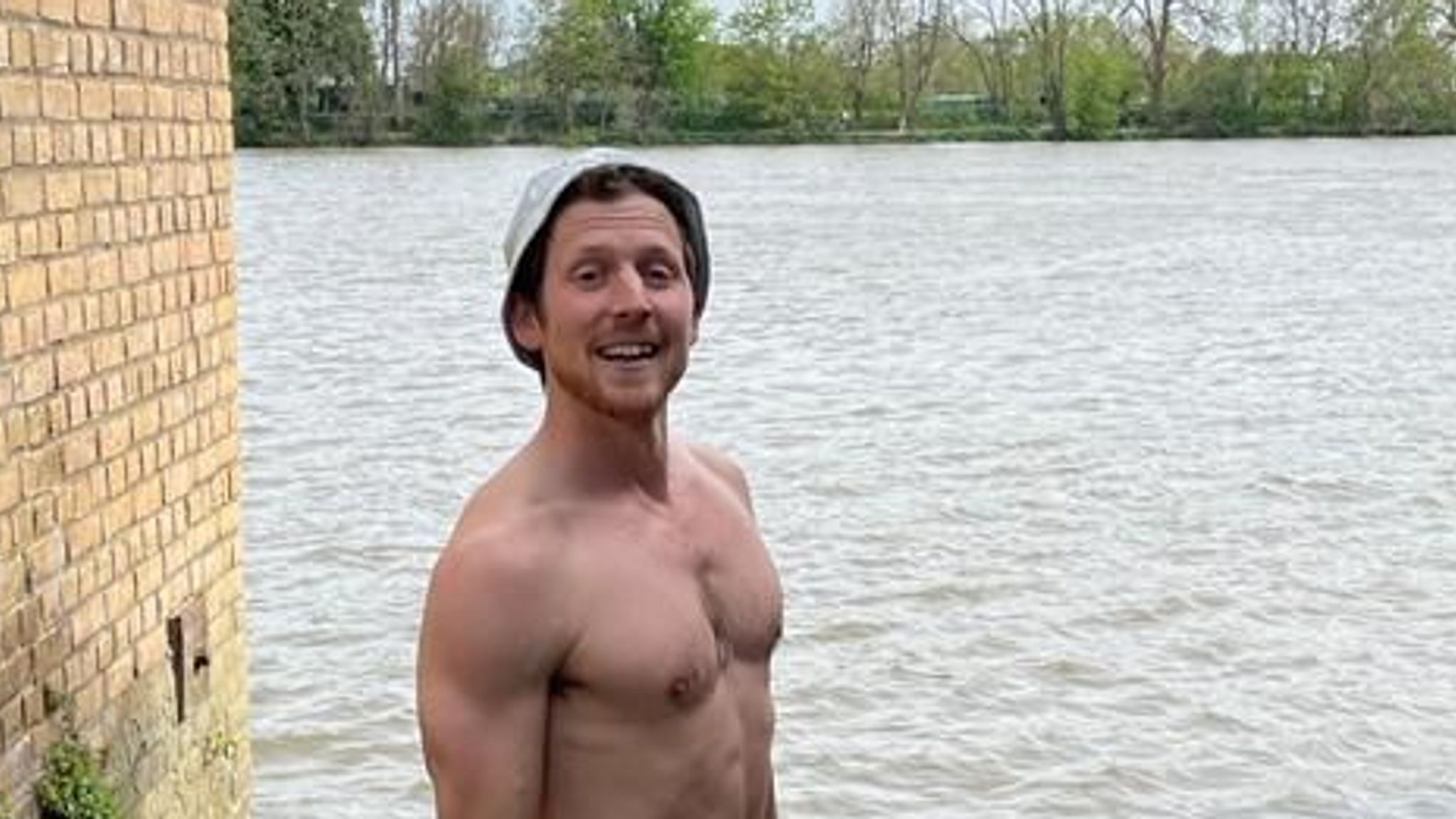 'I didn't think police would be there': Charity swimmer stopped near ...