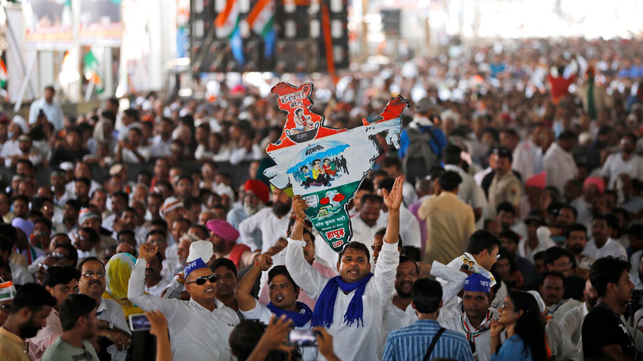 Protests in India over rising food and fuel bills, as unemployment ...