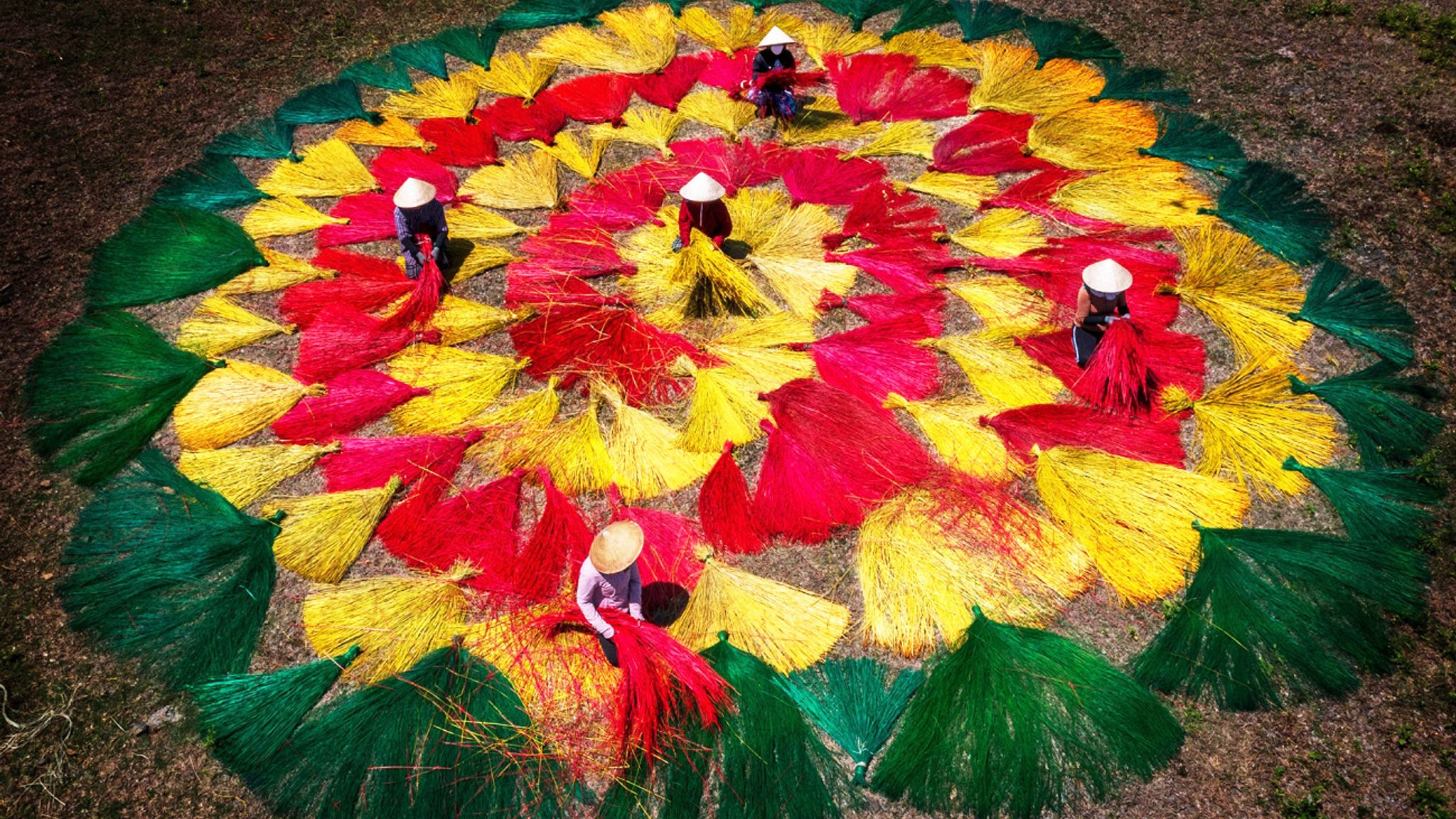 Fiery picture taken above an active volcano triumphs in Drone Photo ...