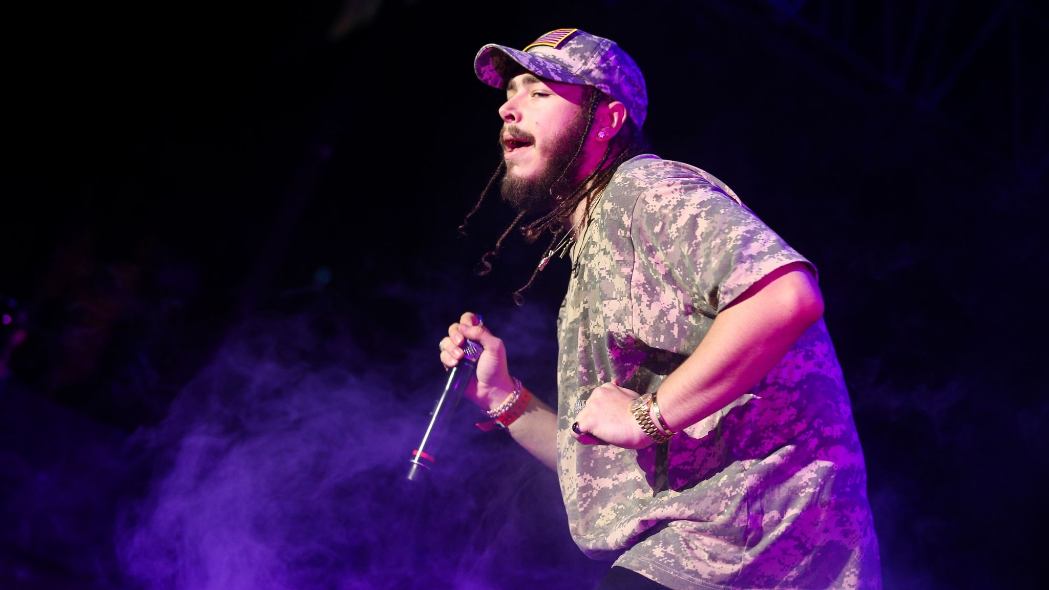 Rapper Post Malone cancels gig after being admitted to hospital with ...