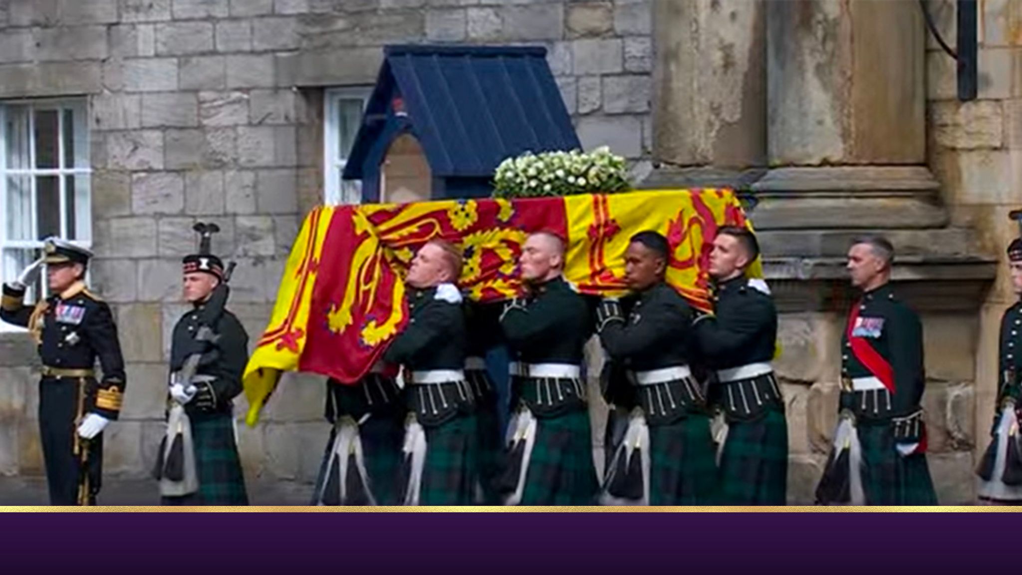 King leads procession behind Queen's coffin through Edinburgh | Scoop ...