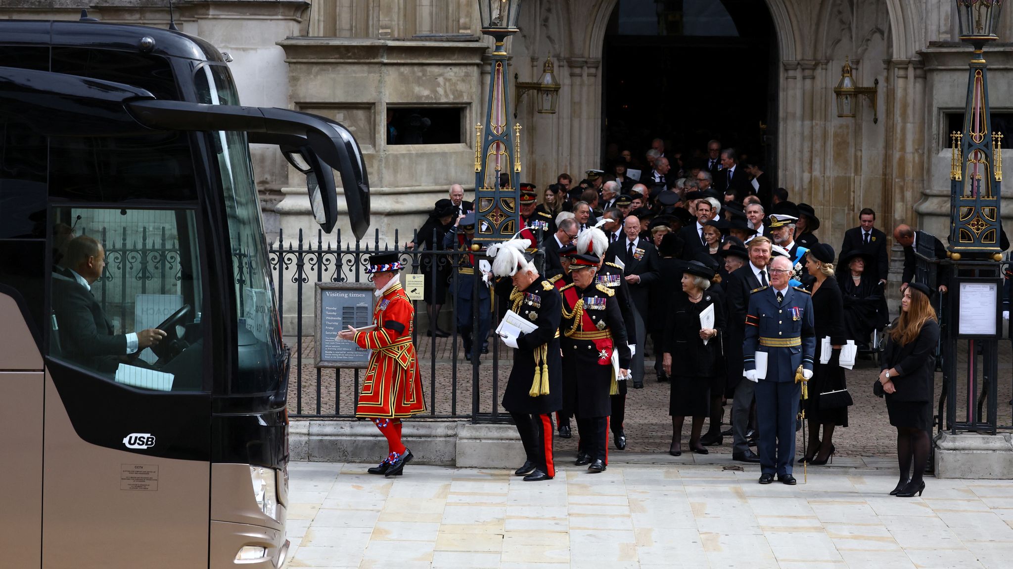 For foreign emperors, monarchs and leaders at the funeral, the Queen's death is the great ...