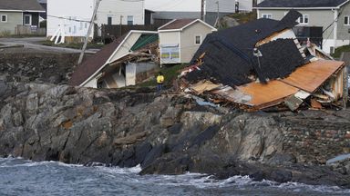 Striking photo captures last moments of Canadian family home before it ...
