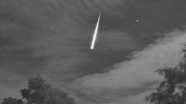 'Brilliant fireball' that lit up the night sky over parts of Britain ...