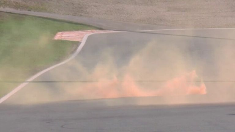 Flare on track causes red flag in Qualifying | Video | Watch TV Show ...