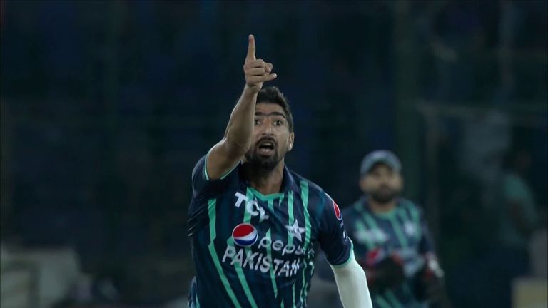 Shahnawaz Dahani's wild celebrations after dismissing Alex Hales and ...