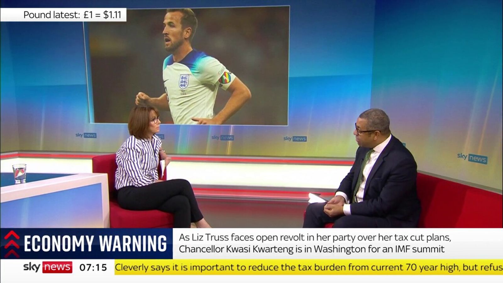 James Cleverly asked: 'Do you support Harry Kane and the FA's decision ...