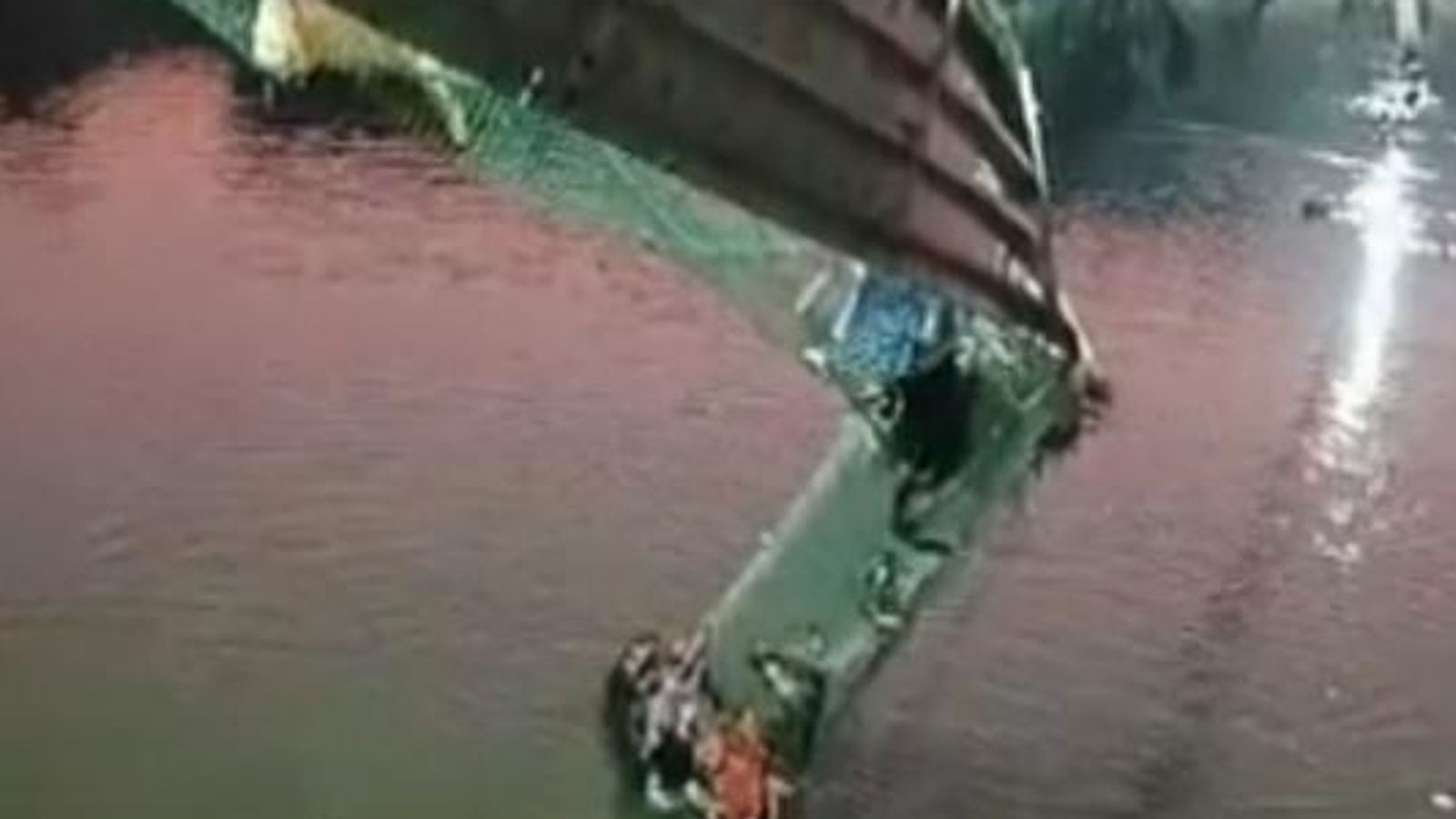 Bridge collapses in Gujarat state in India | World News | Sky News Bridge collapses in Gujarat state in India | World News | Sky News