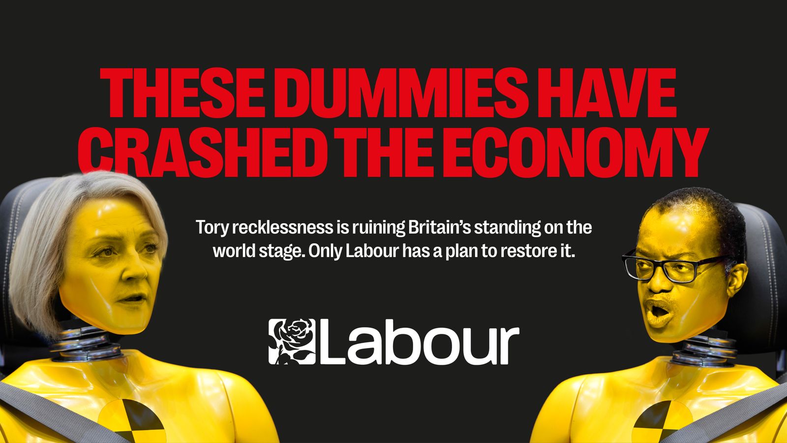 Labour launches attack on Conservatives with scathing adverts as party ...