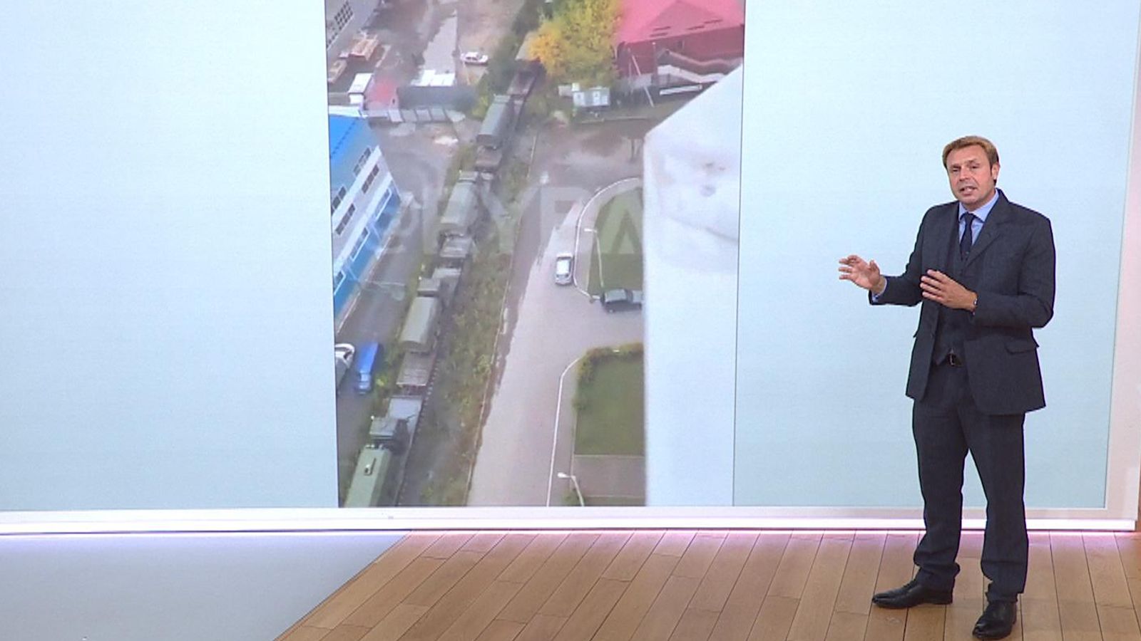 Is this Russia's 'nuclear train'? | World News | Sky News