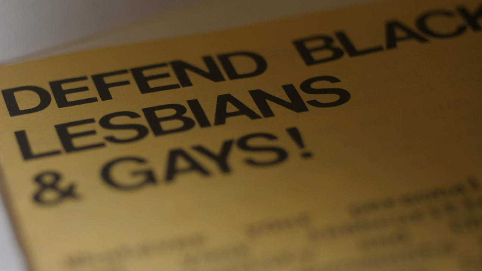 The rukus! cultural archive: 'Black history and black LGBTQ history are ...