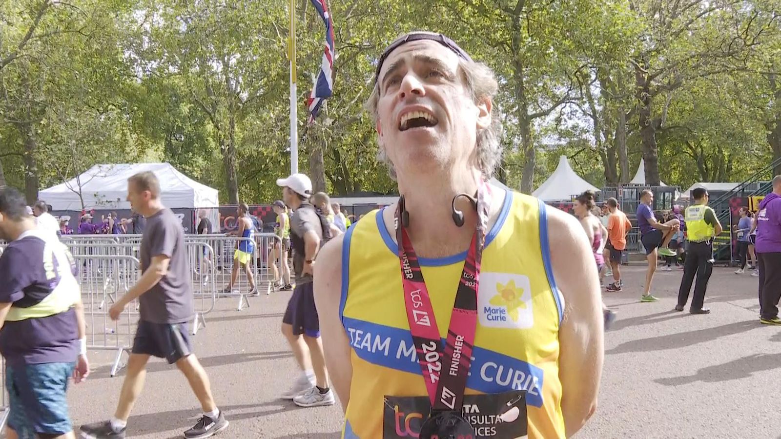 London Marathon: 'It's just a very moving day' | UK News | Sky News
