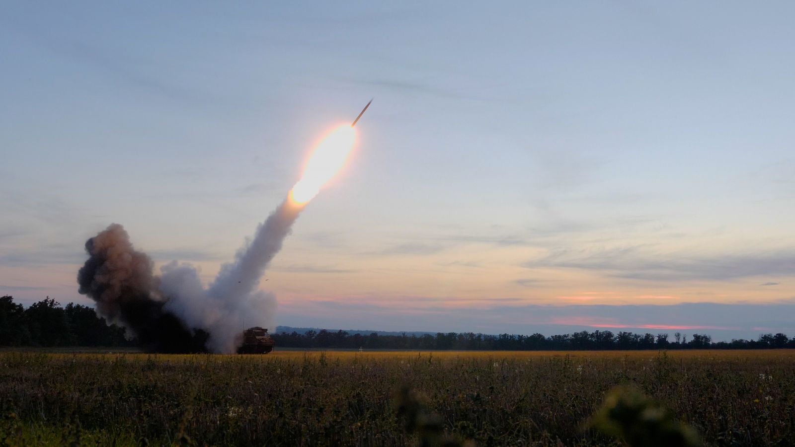 British missile launchers turning the tide on Russia filmed for the ...