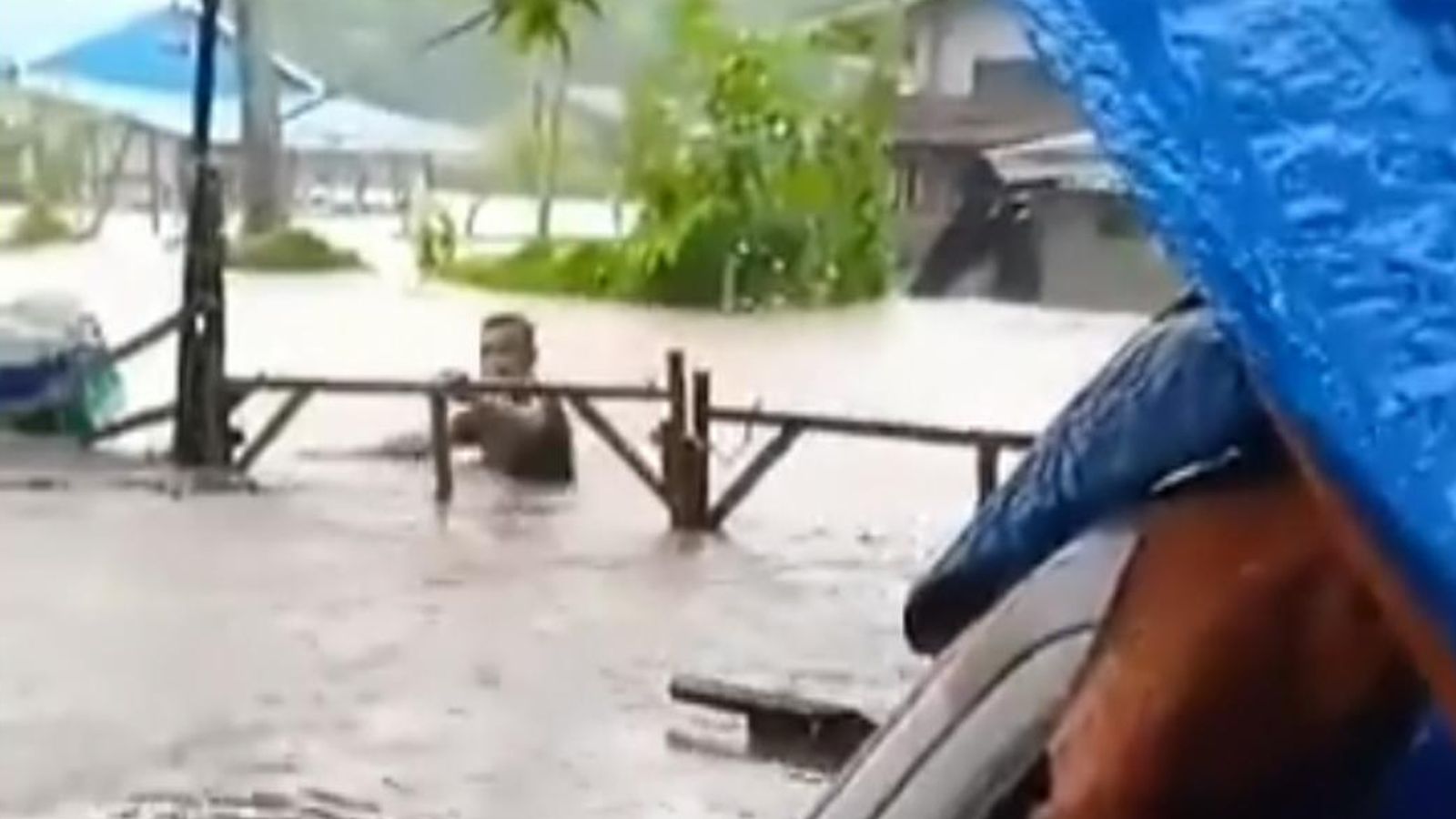 Floods deluge homes as tropical storm hits the Philippines | News UK ...