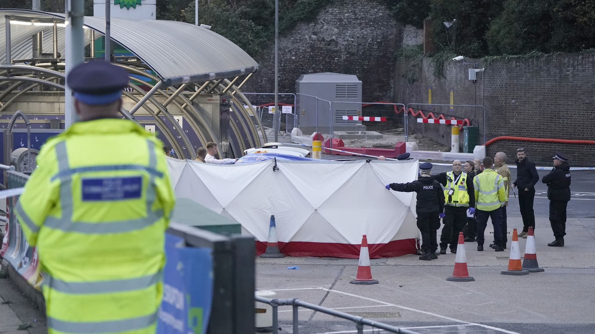 Suspect found dead after petrol bombs thrown at Border Force ...