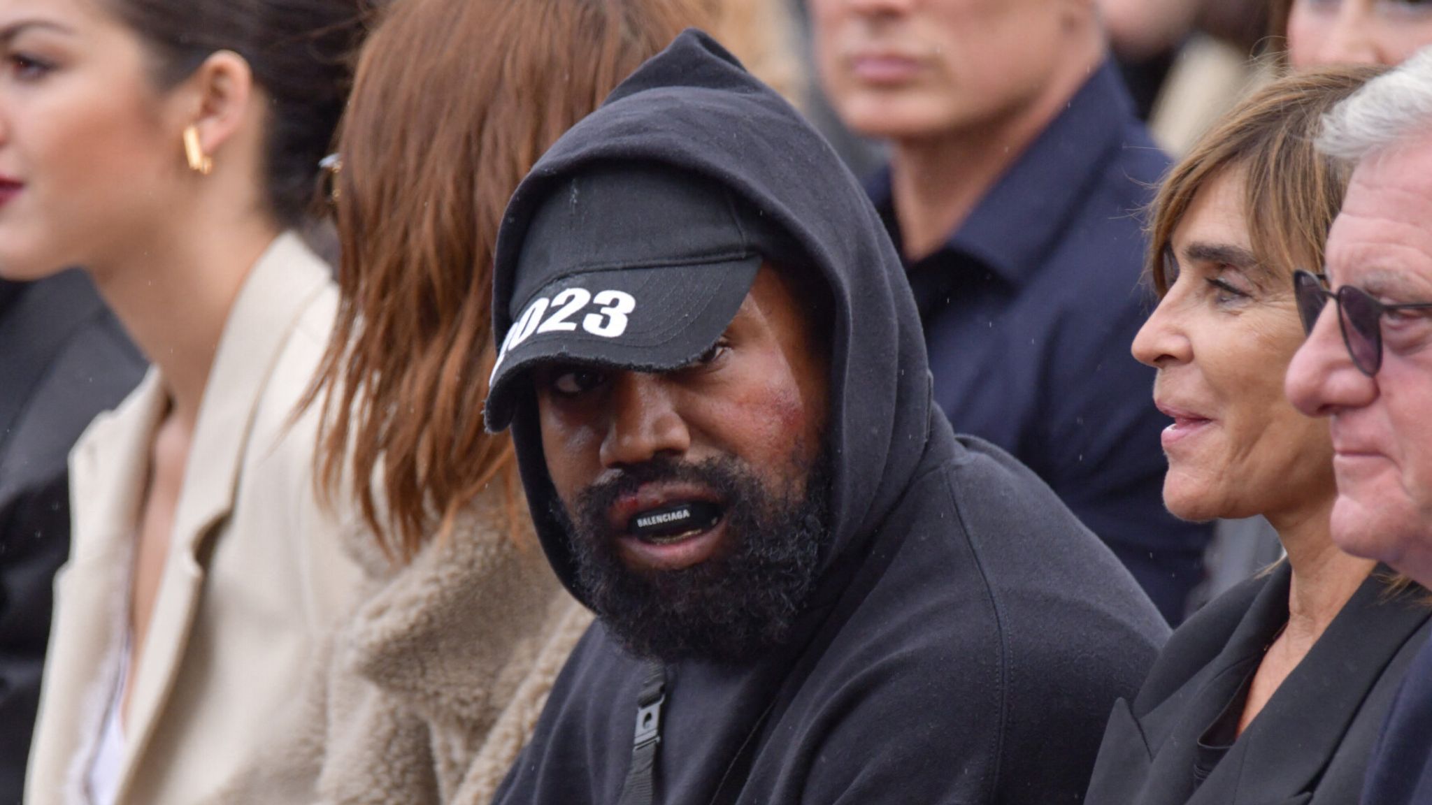 Kanye West makes debut as a catwalk model at Paris Fashion Week | Ents ... Kanye West makes debut as a catwalk model at Paris Fashion Week | Ents ...