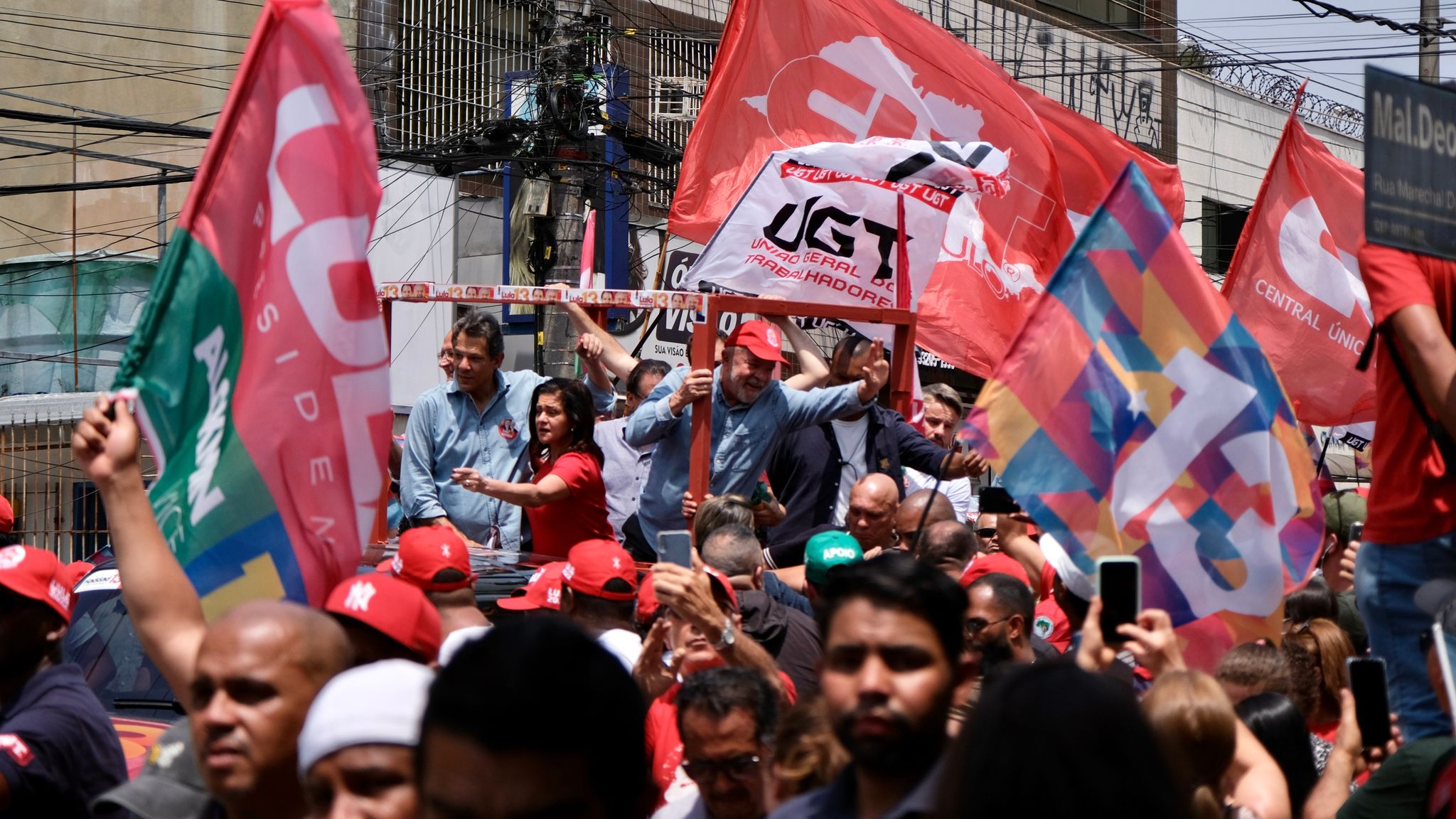 Confidence and exuberance at Lula da Silva rally in Brazil - 'We are in ...