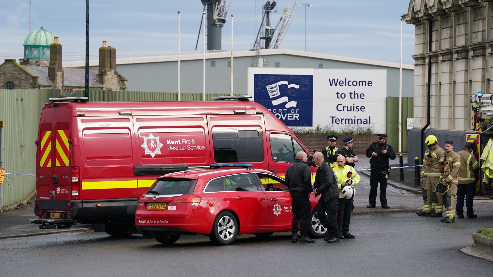 Suspect found dead after petrol bombs thrown at Border Force immigration centre in Dover | UK ...