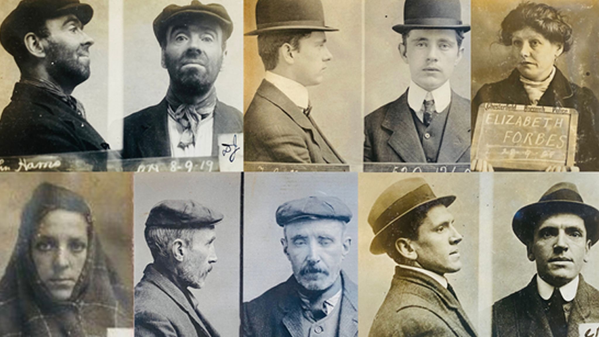 Police ledger with 1917 mugshot of anti-war campaigner who plotted to ...