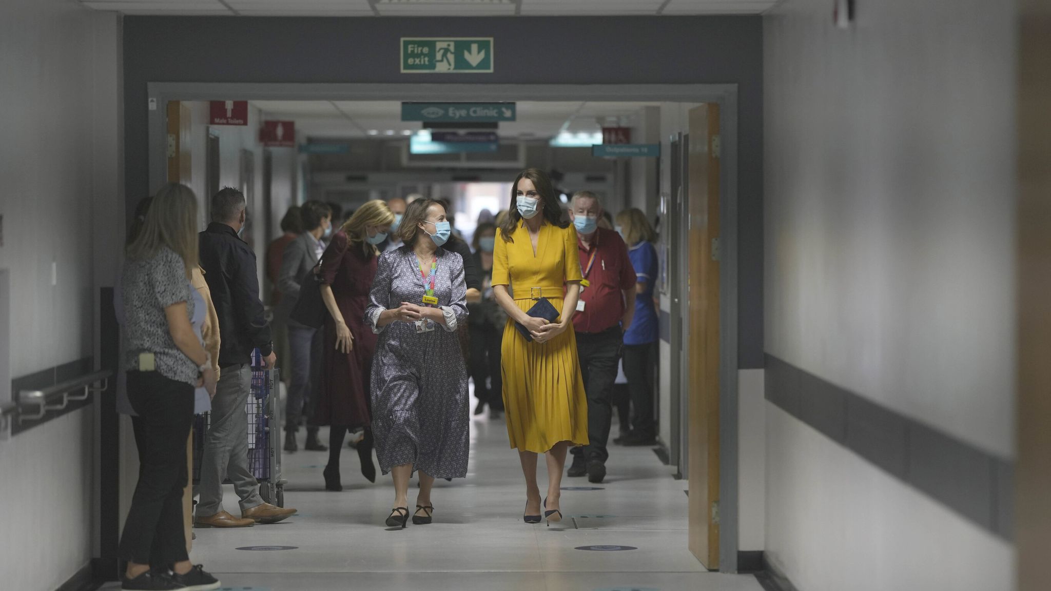 Princess of Wales meets mothers and babies at maternity unit during ...