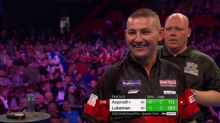 Aspinall opens with 113 checkout | Video | Watch TV Show | Sky Sports