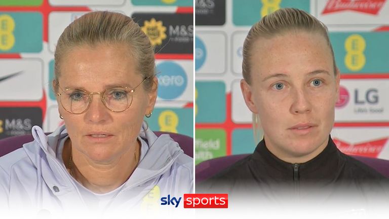 Sarina Wiegman and Beth Mead fear abuse in women's football is a worldwide problem | Video ...