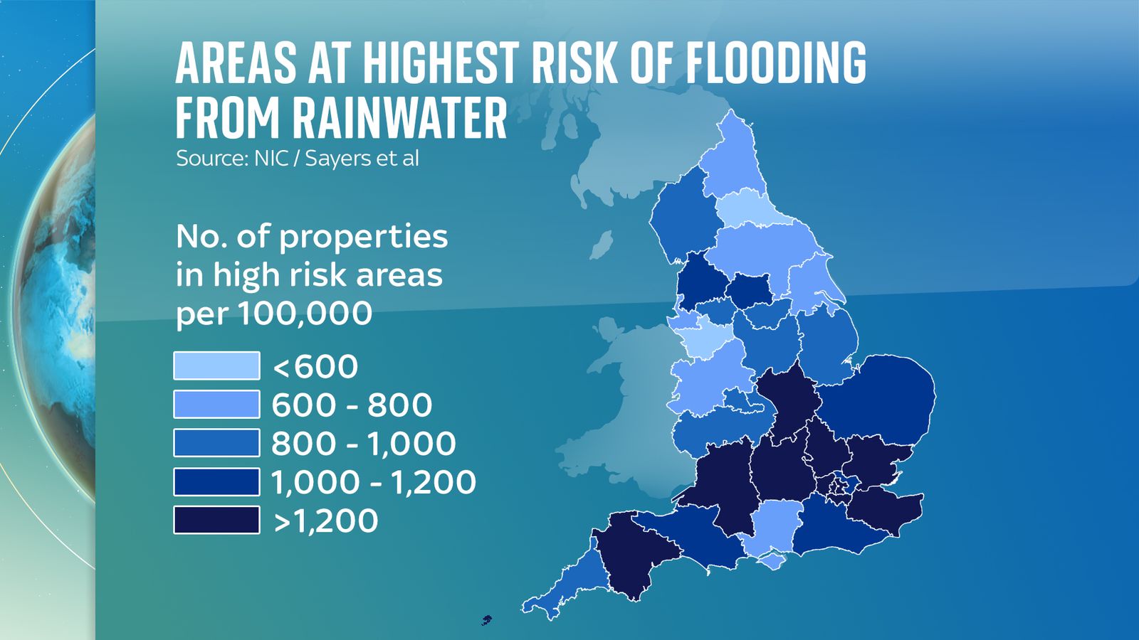 English properties at risk of flooding to double in next 30 years ...