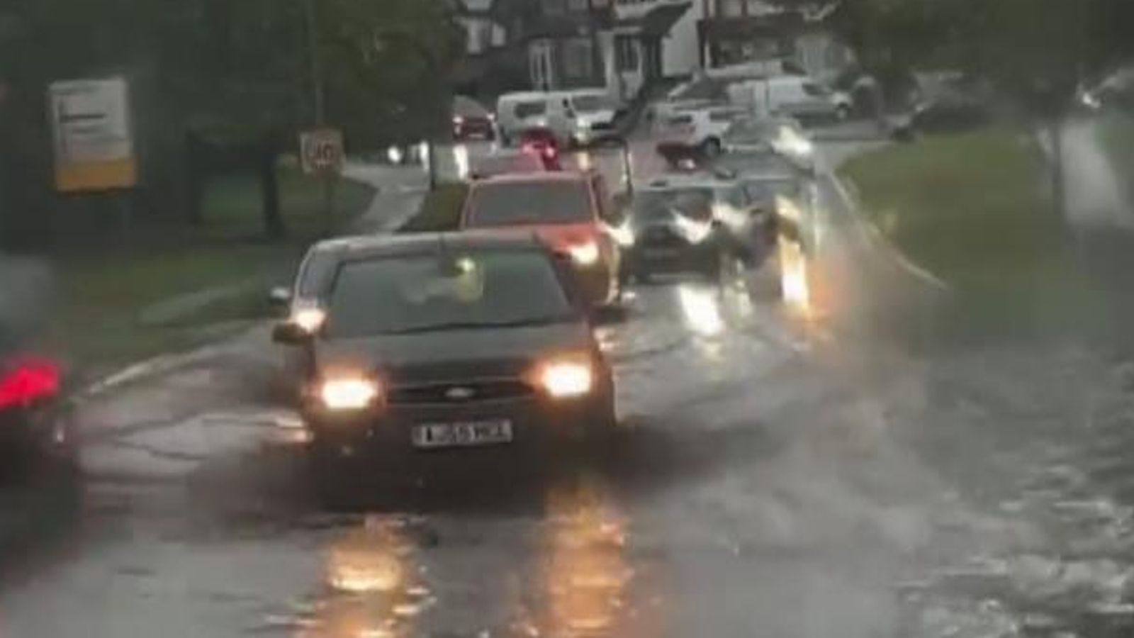 UK weather: Flooding causes travel chaos as Storm Claudio batters parts ...