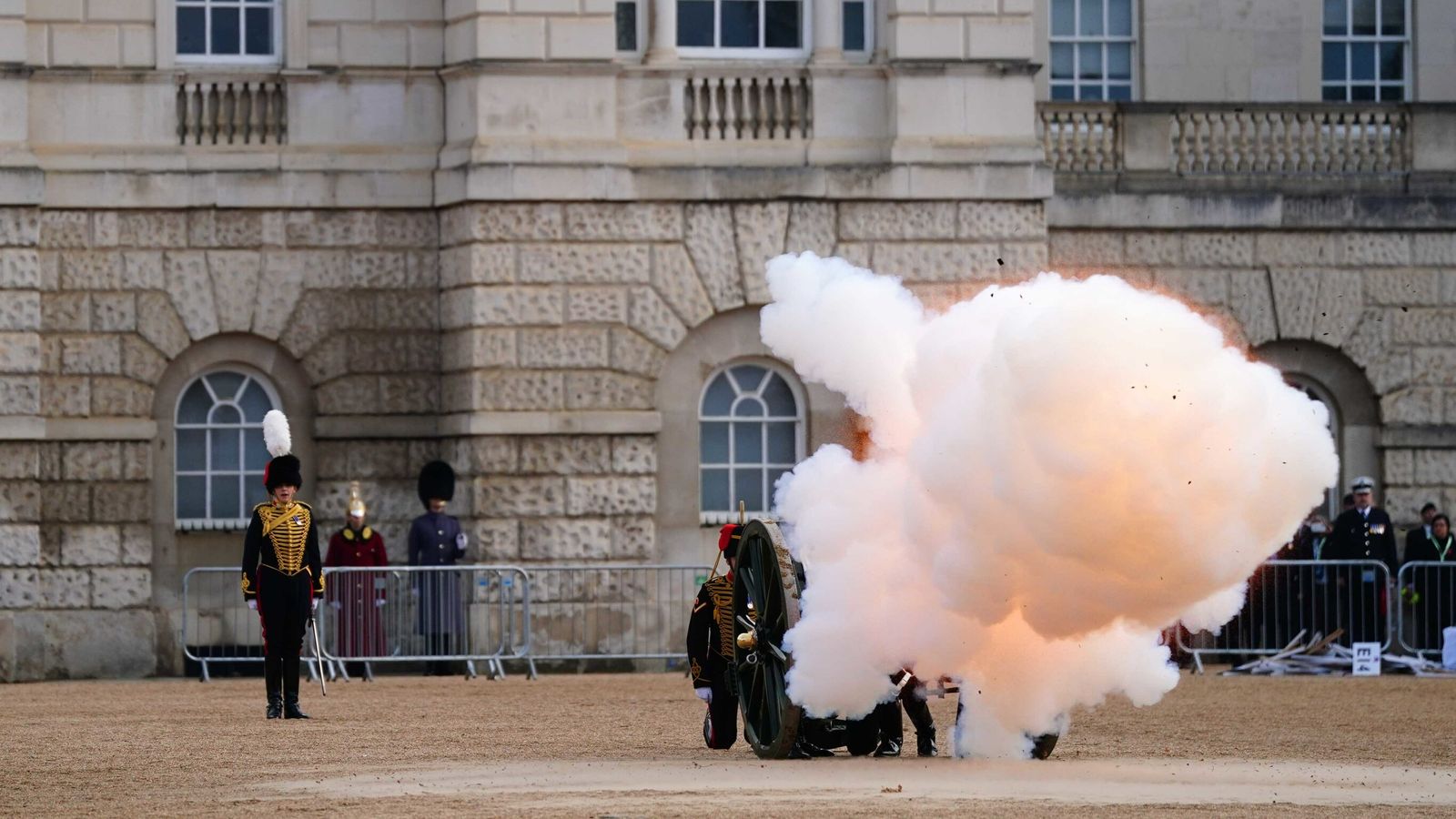 King leads first Remembrance Sunday service at Cenotaph as monarch ...