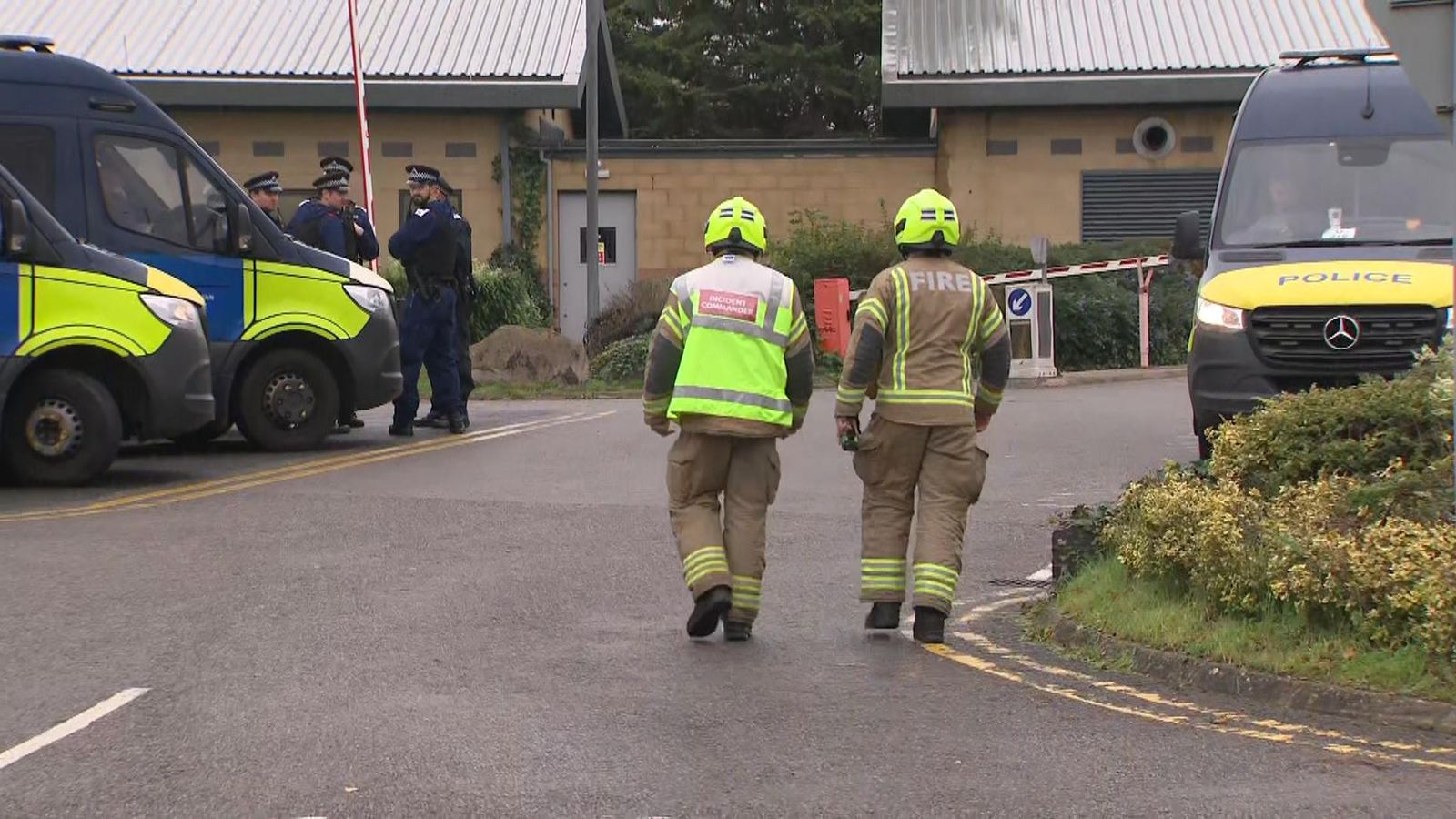 Disturbance at immigration centre | UK News | Sky News