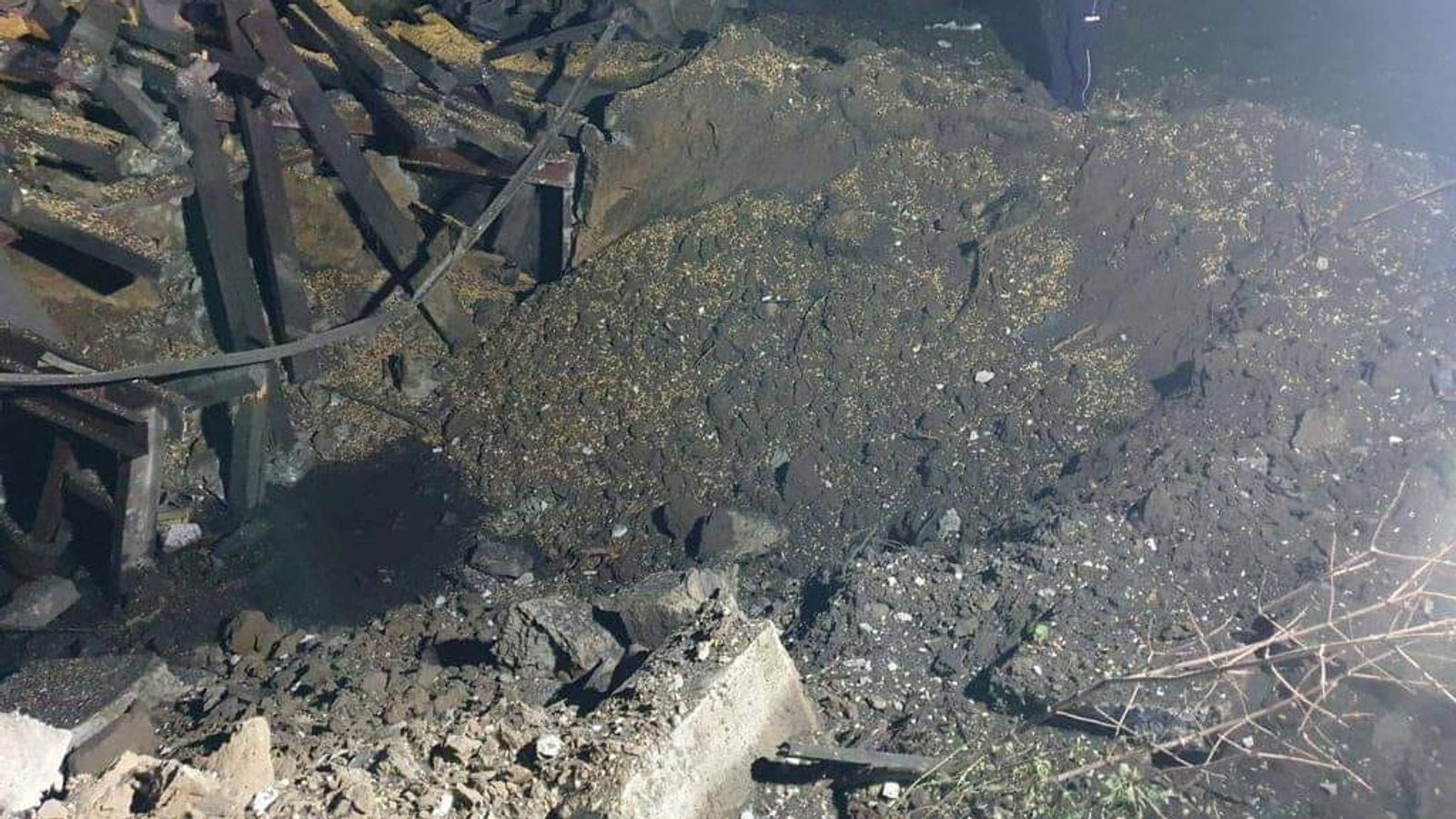 Footage shows site of reported Poland 'missile strike' | World News ...