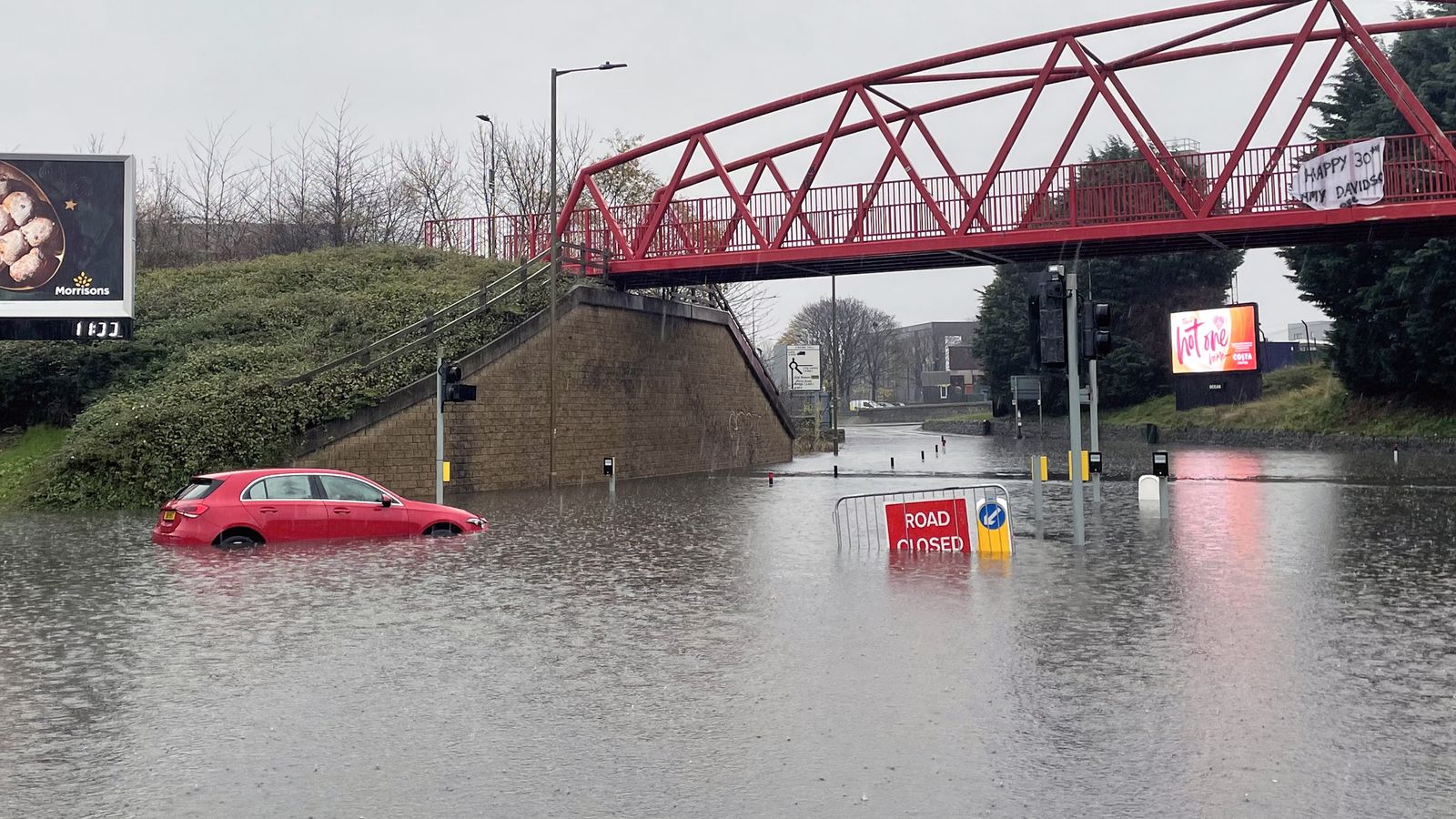 Travel chaos in Scotland as heavy rain continues to batter parts of UK ...