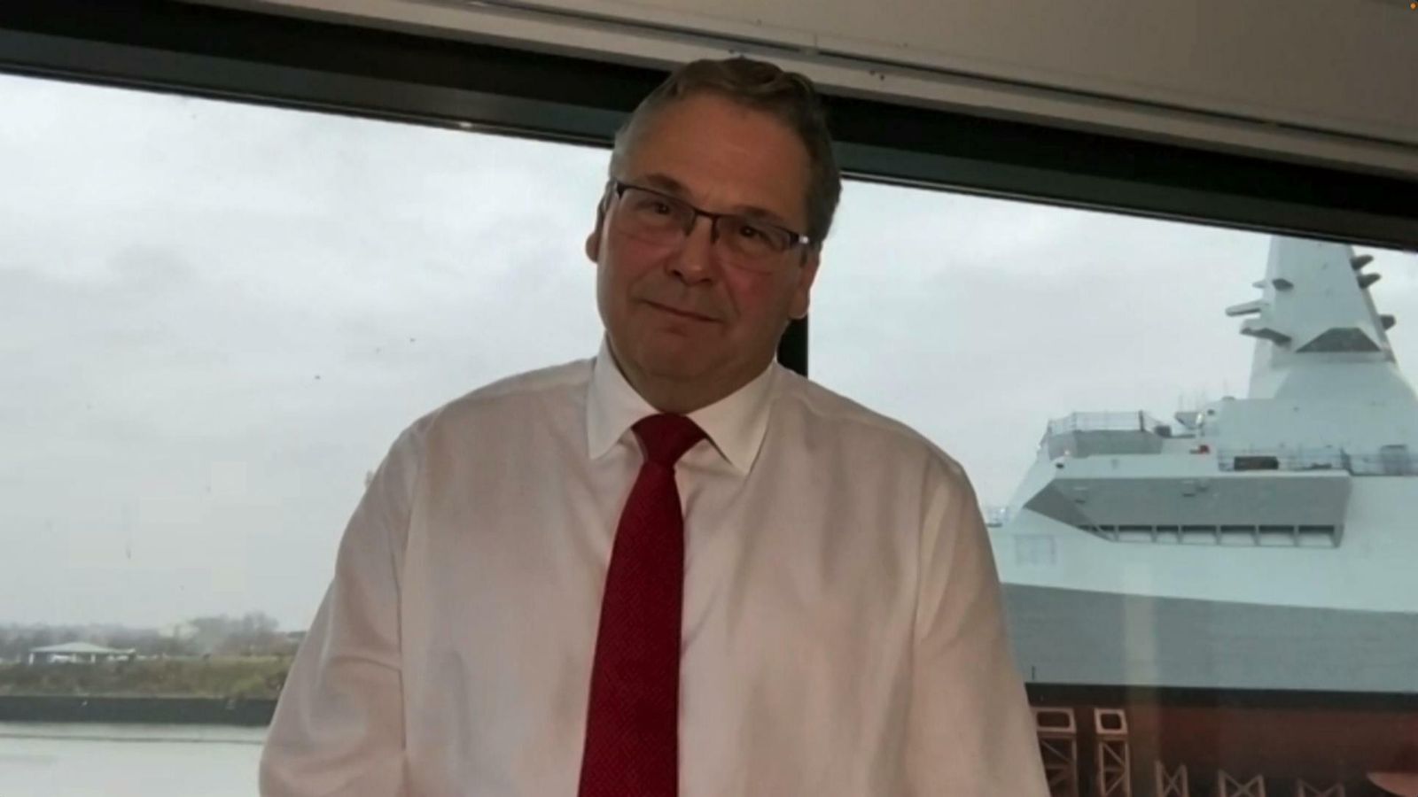 November 2022: Sir Simon Lister, managing director of BAE Systems ...