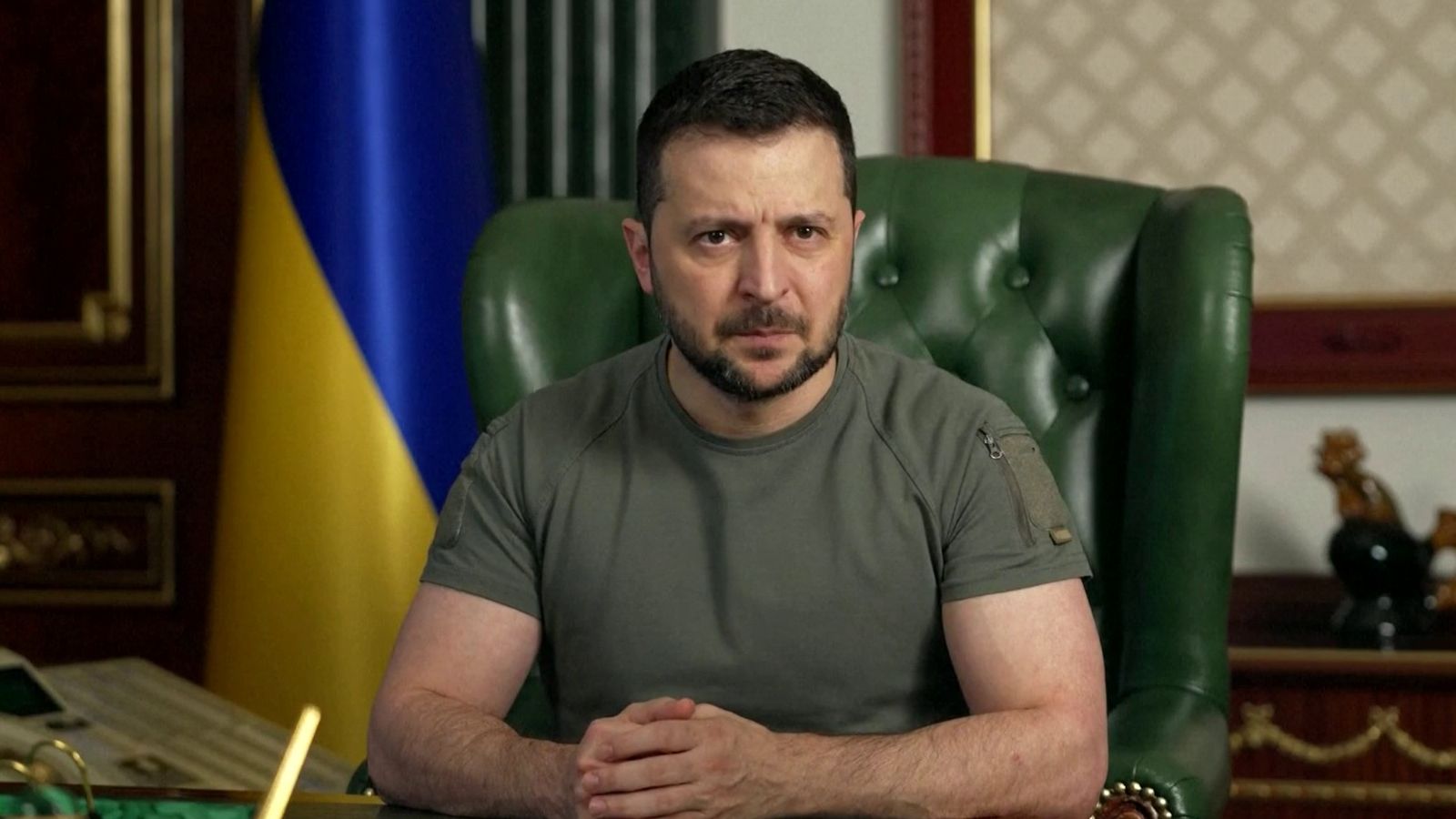 Ukraine president: 'World is on the brink' | News UK Video News | Sky News