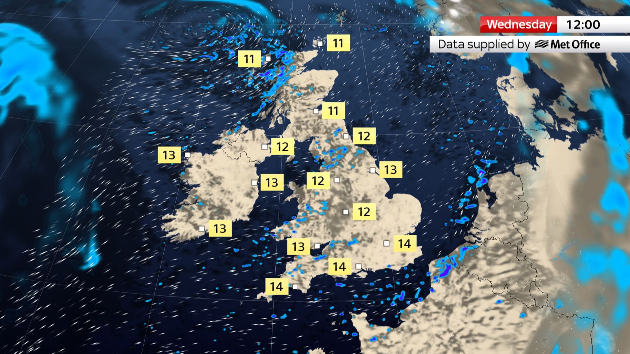 UK weather: Yellow warnings issued for Northern Ireland, Wales ...
