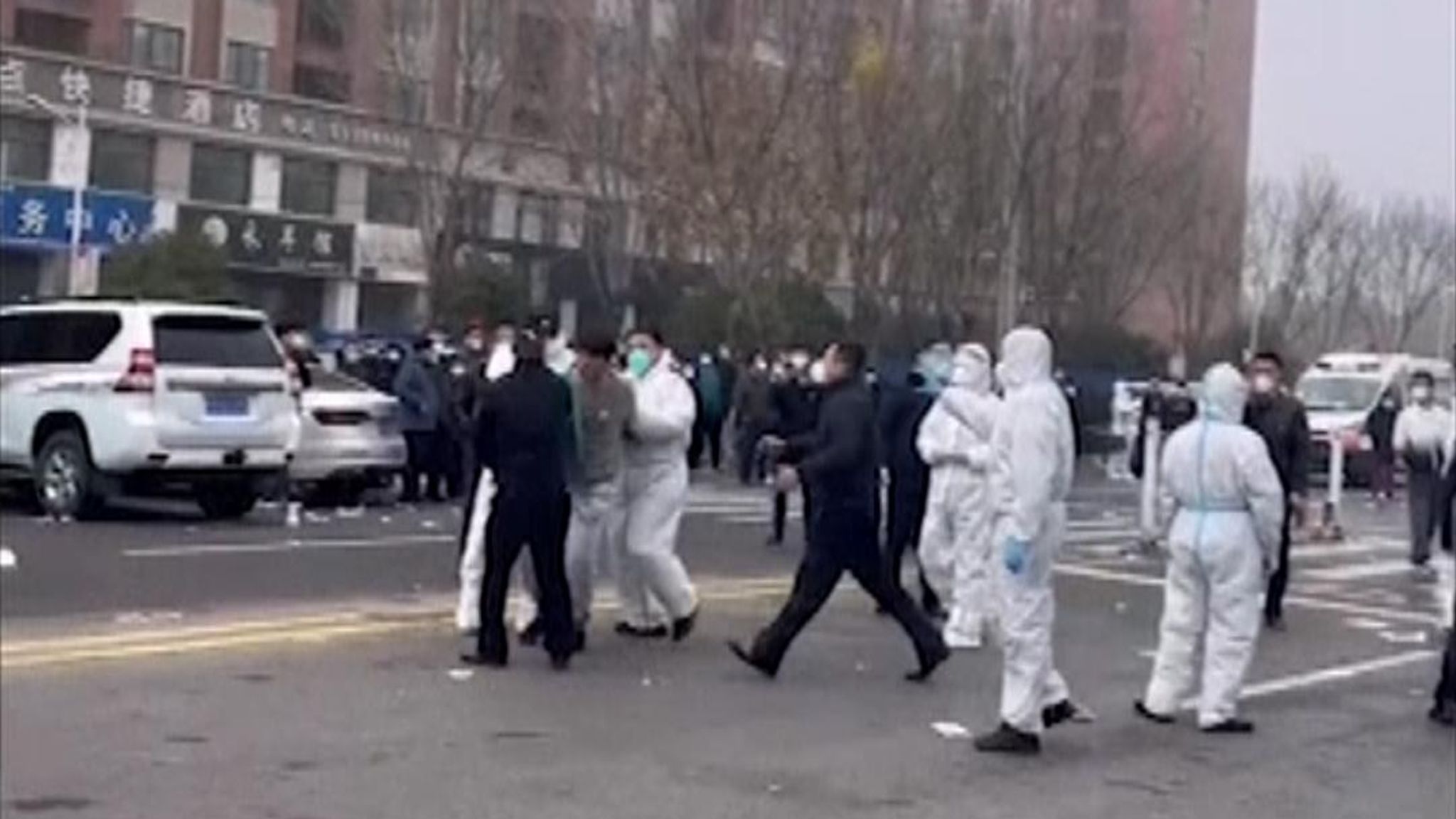 Chinese officials crack down on protests at Apple iPhone factory in ...