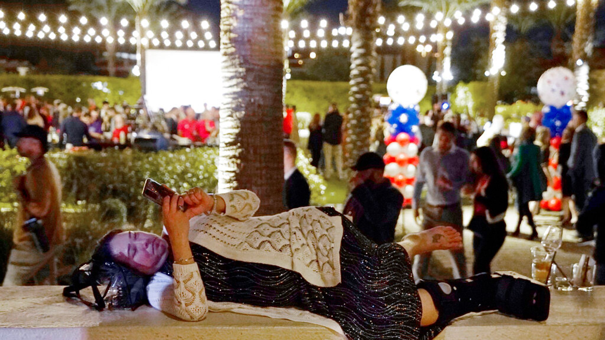 Inside a Republican election party as celebrations descend into ...