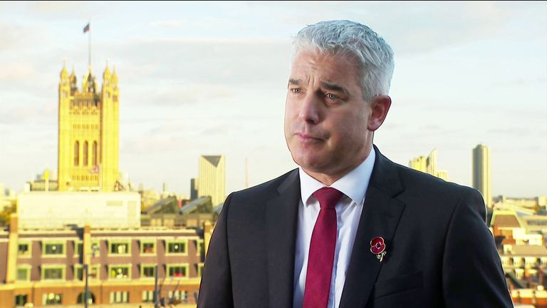 Health Secretary Steve Barclay MP