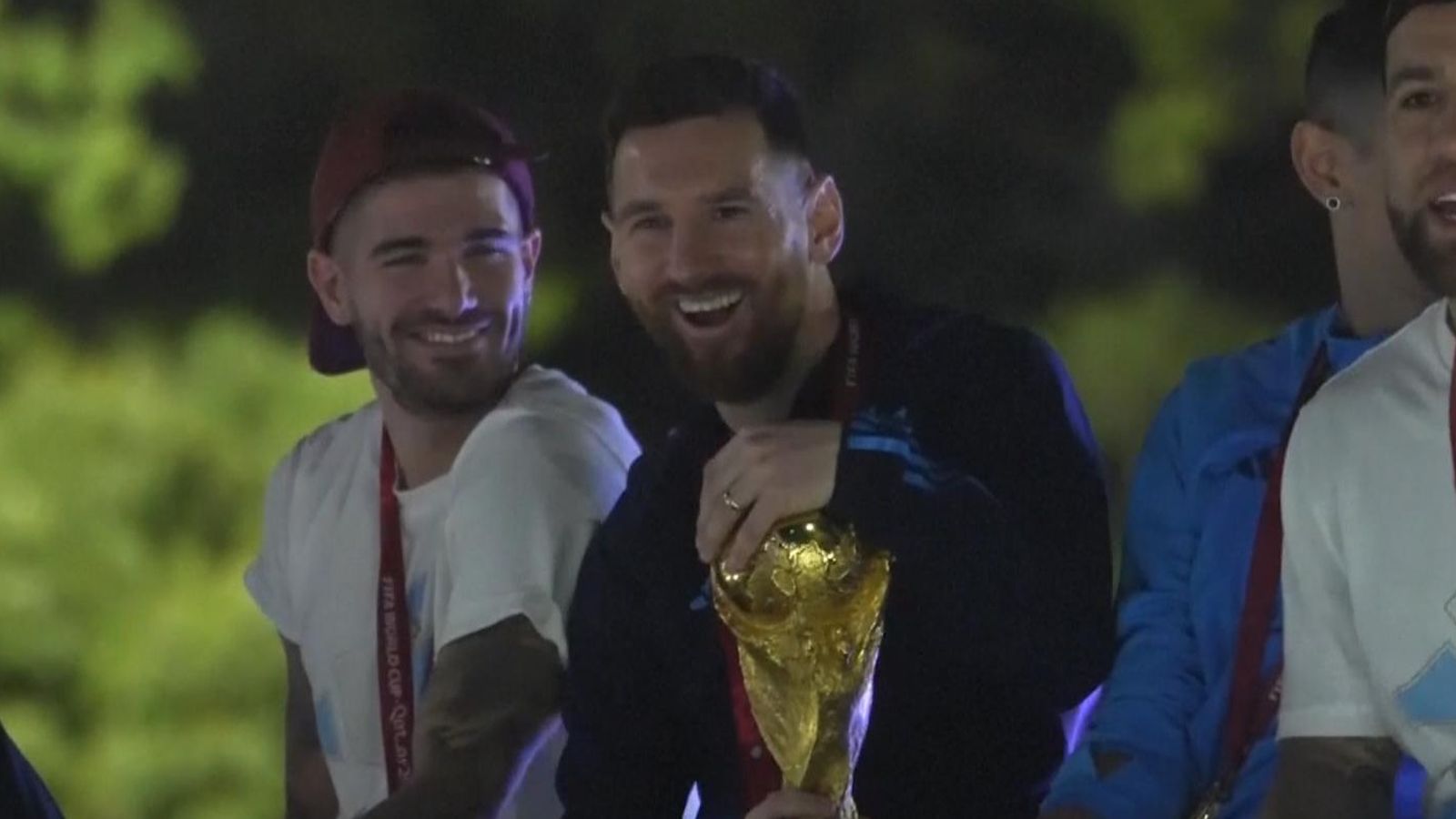 Lionel Messi and his all-conquering Argentina team return home to ...