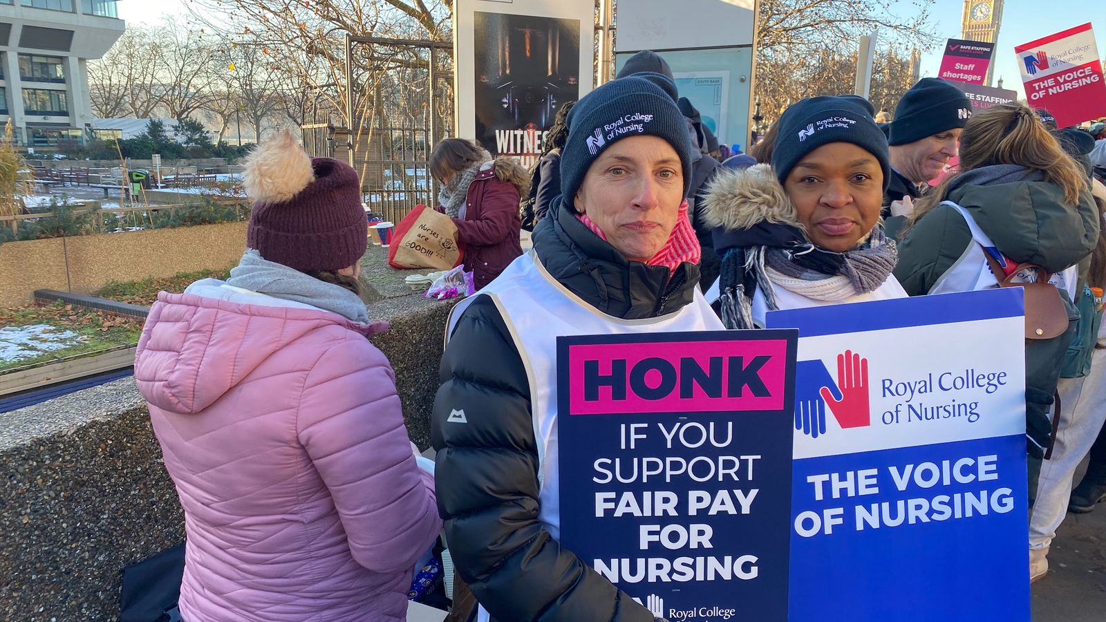 'We are exhausted and deflated' - nurses' stories from picket lines ...