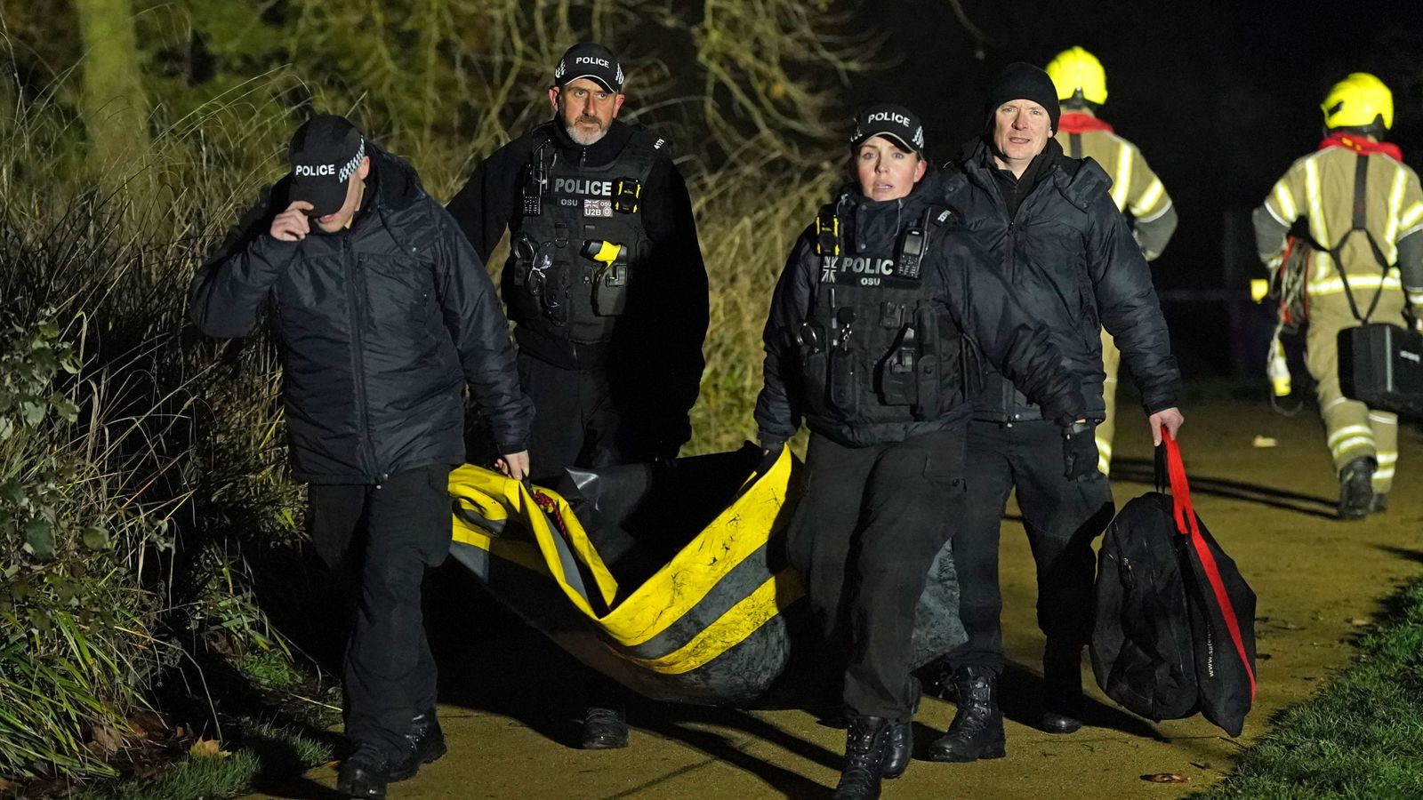 Four children critically ill after falling through frozen Solihull lake ...